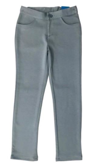 Girl's Grey Stretch School Uniform Pants 5-16 – unik Retail